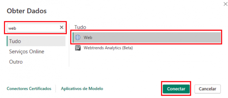 Conexão Power BI Via Kondado