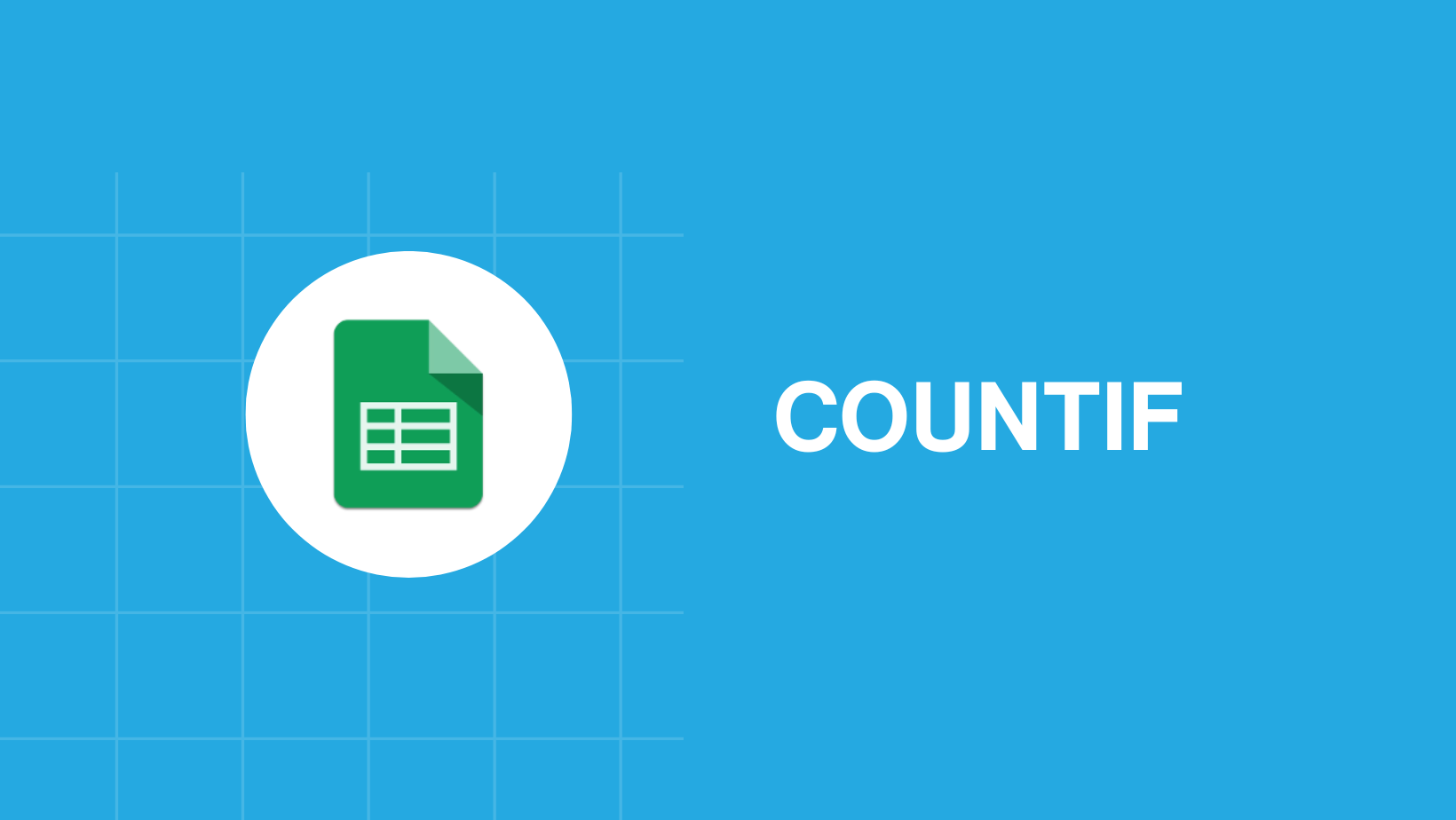 Fun o COUNTIF Do Google Sheets fun-o-countif-do-google-sheets