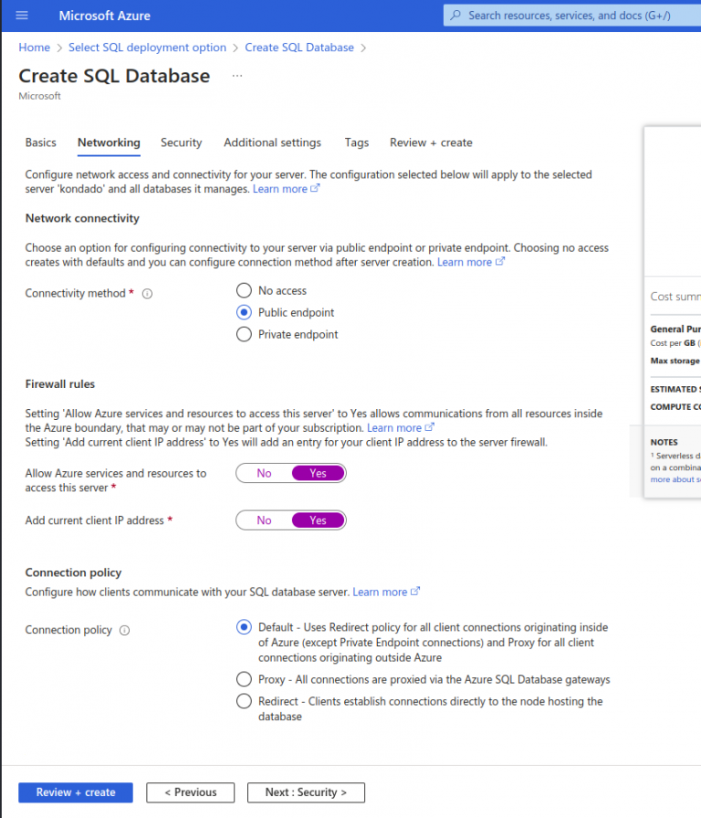 Como criar um data warehouse SQL Server na Azure (Azure SQL Database)